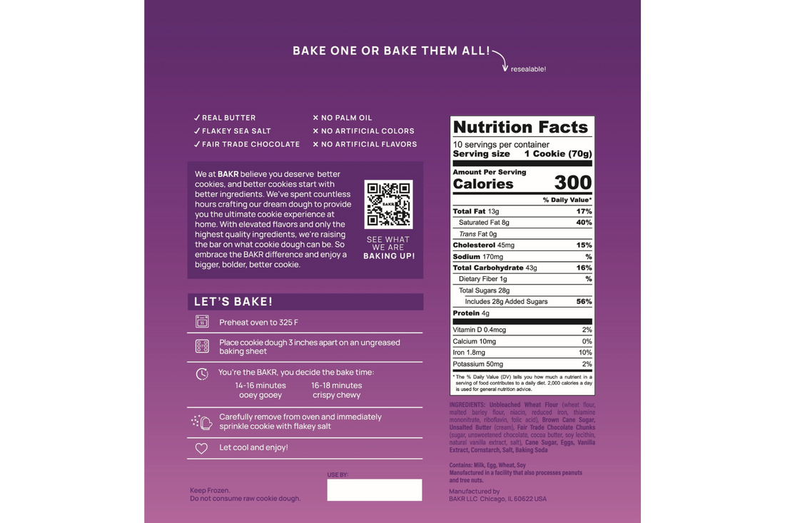 BAKR Cookie Dough – BAKR Cookies